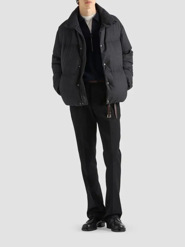 Prada Cashmere Polo Shirt - Blue