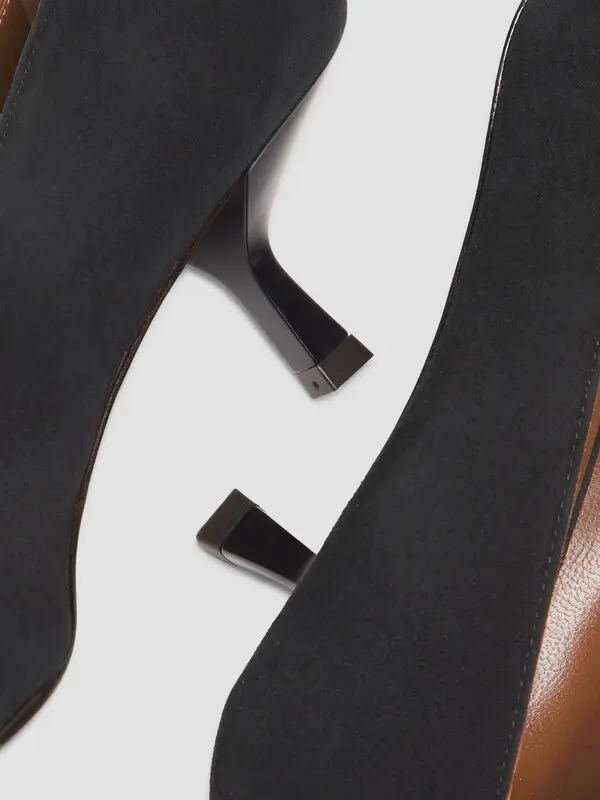 GIUSEPPE ZANOTTI 50mm Cap-toe Leather Kitten-heel Pumps