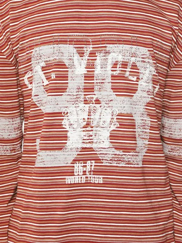 PURPLE BRAND Striped Slub Jersey Shirt