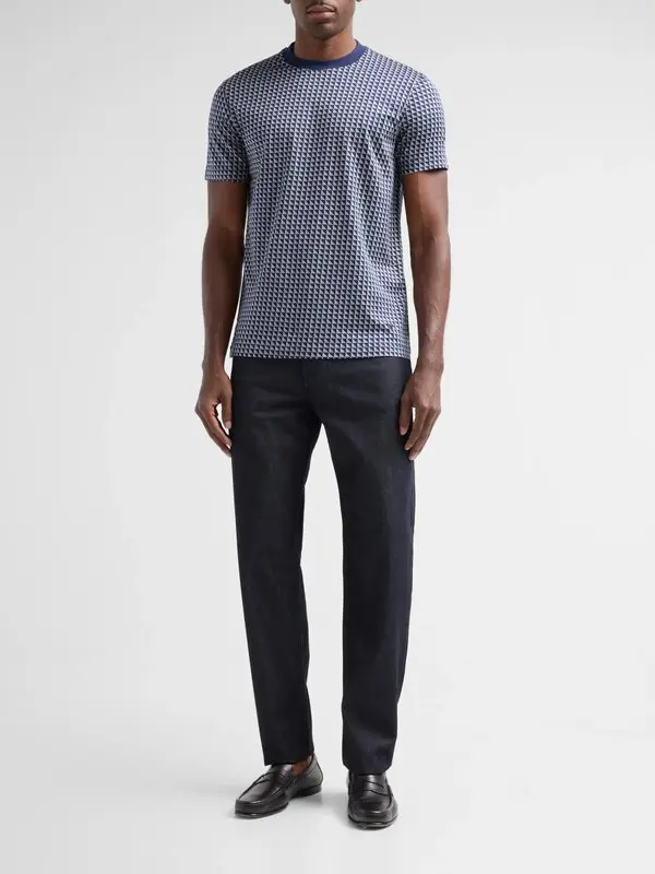 Emporio Armani Contrast Triangle Crewneck T-shirt