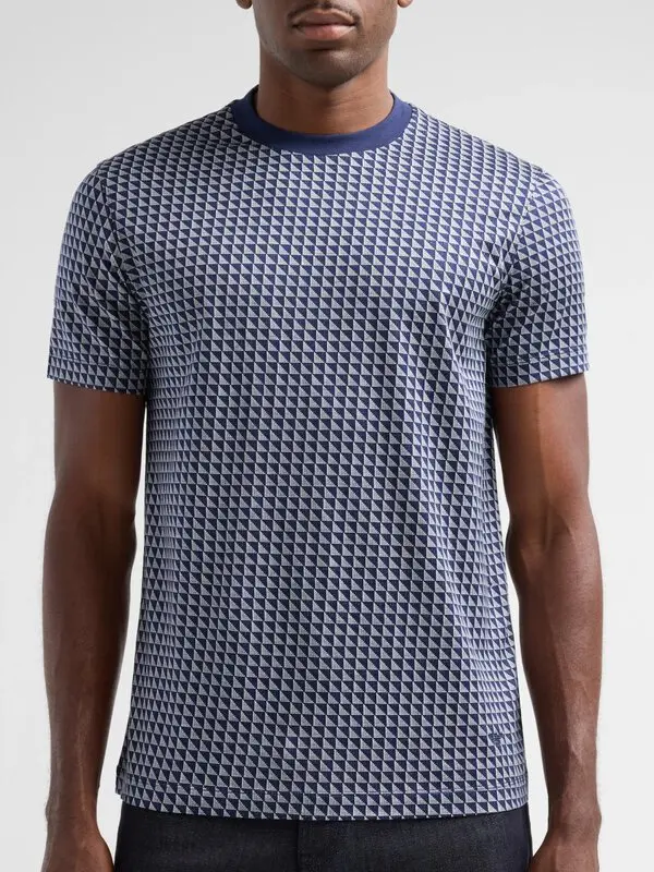 Emporio Armani Contrast Triangle Crewneck T-shirt