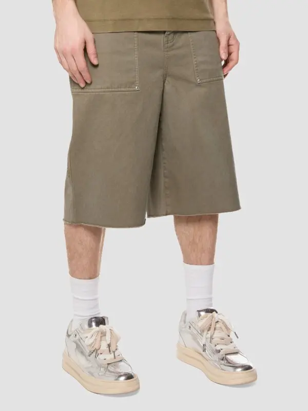 PURPLE BRAND Cotton Twill Shorts