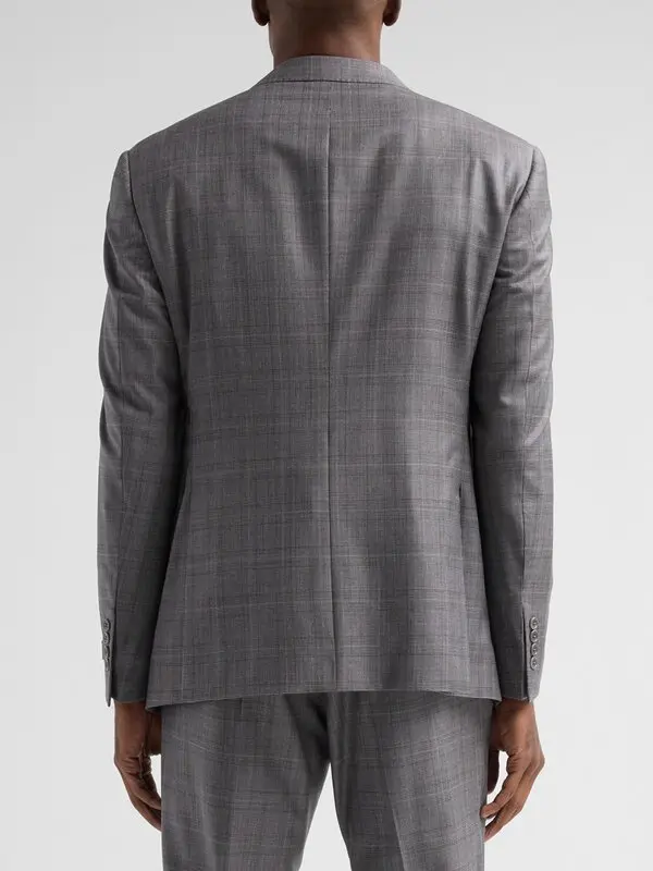 Emporio Armani Glen Check Wool Single-breasted Suit