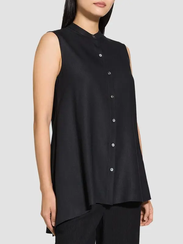Theory Sleeveless Asymetrical Drape Top