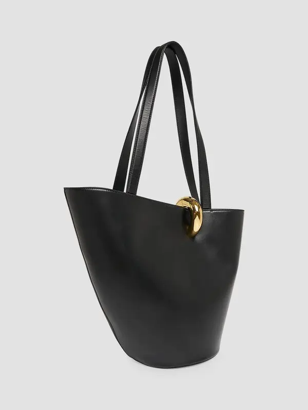 Jacquemus Le Bambola Moyen Leather Tote Bag