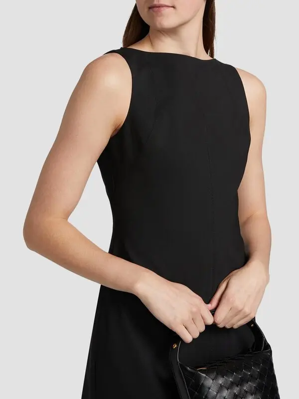 Theory Boatneck Sheath Minidress