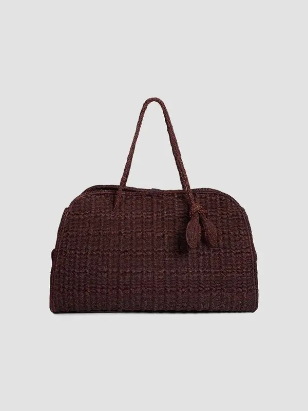Jacquemus Le Grand Turismo Raffia Tote Bag