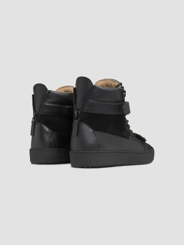 GIUSEPPE ZANOTTI Ru50040 Leather High-top Sneakers