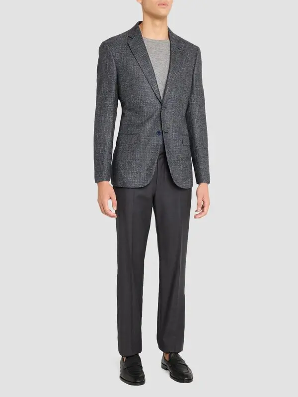Emporio Armani Melange Wool-blend Sport Coat