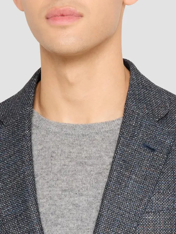 Emporio Armani Melange Wool-blend Sport Coat