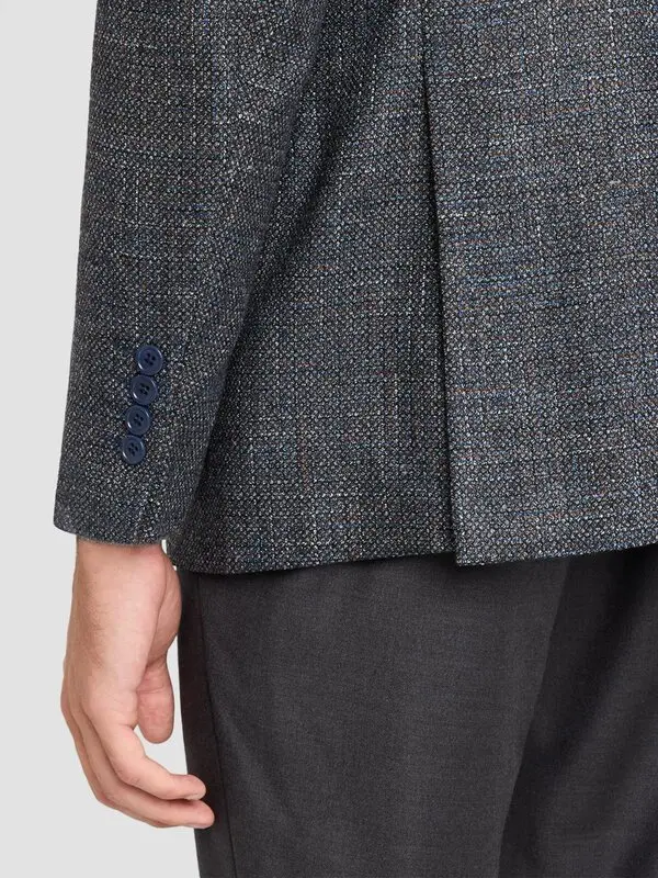 Emporio Armani Melange Wool-blend Sport Coat