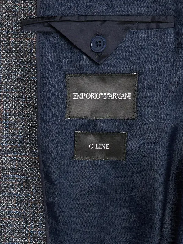 Emporio Armani Melange Wool-blend Sport Coat