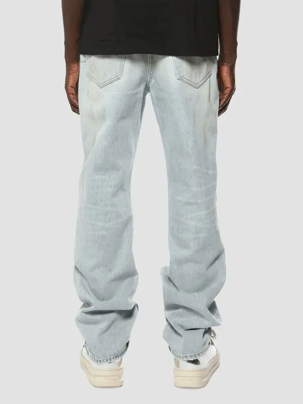 PURPLE BRAND Mechanic Dirty Cotton Straight-leg Jeans