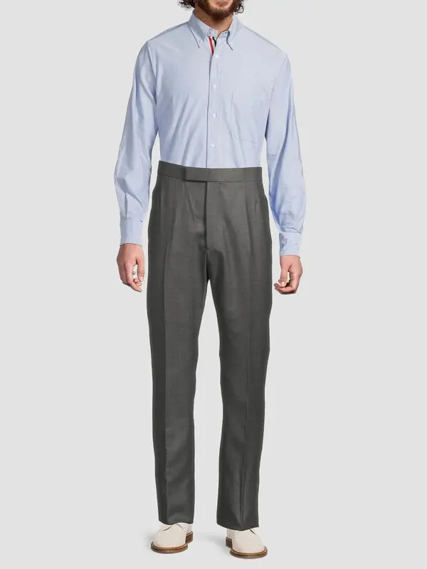 Thom Browne Classic Cotton Oxford Shirt - Light Blue