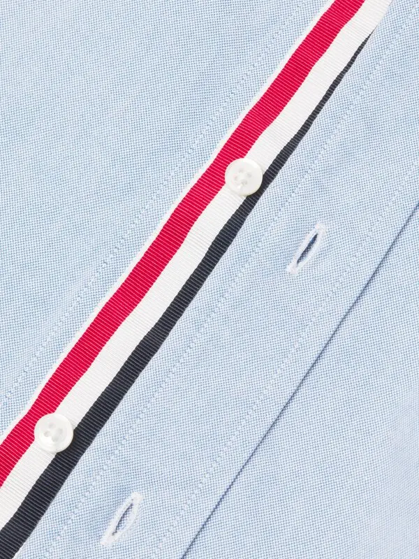 Thom Browne Classic Cotton Oxford Shirt - Light Blue