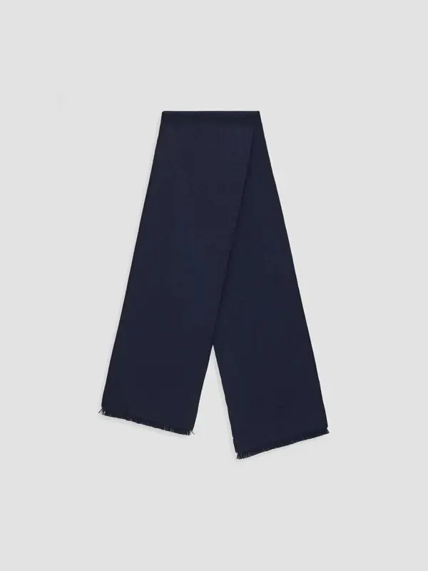 Emporio Armani Eyelash-fringe Wool Scarf