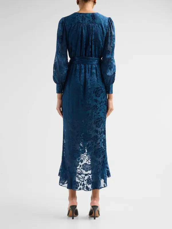 Generation Love Ardelia Floral Jacquard Midi Dress