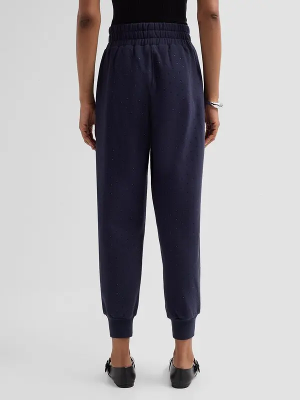 Generation Love Ruel Crystal Sweatpants - Midnight Navy