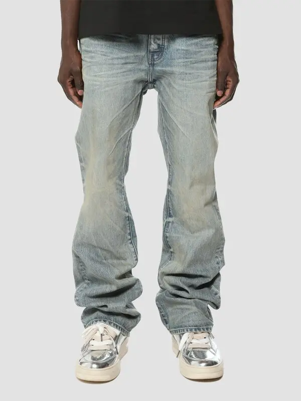 PURPLE BRAND Whiskered Stacked Jeans