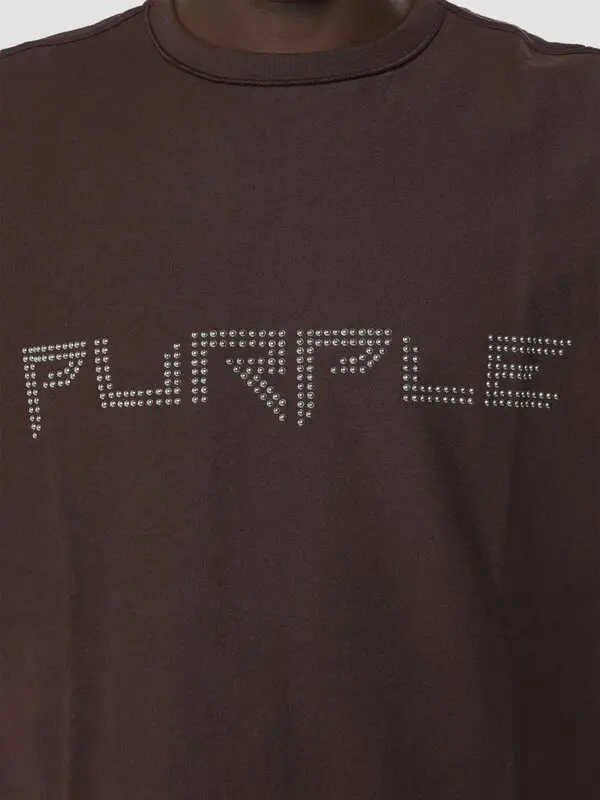 PURPLE BRAND Logo Cotton Jersey Tank