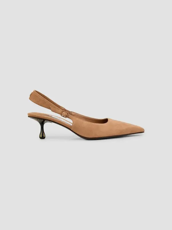 JIMMY CHOO Amel 50mm Suede Slingback Pumps