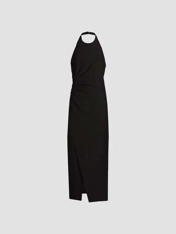 A.L.C. Sylvie Halterneck Midi-dress - Black