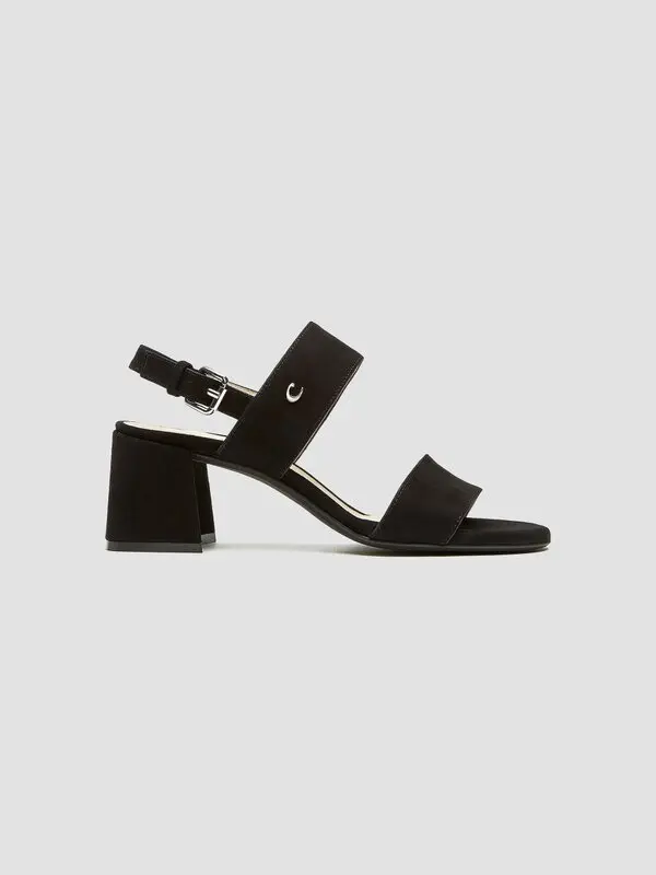 La Canadienne Flemming Suede Block-heel Sandals