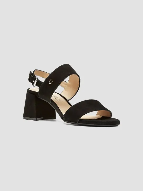 La Canadienne Flemming Suede Block-heel Sandals