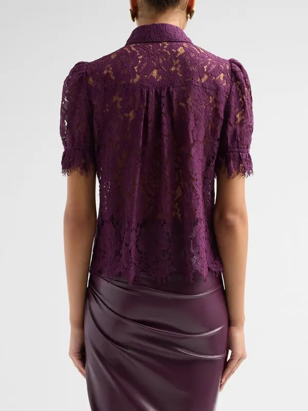 Generation Love Lace Puff Sleeve Shirt