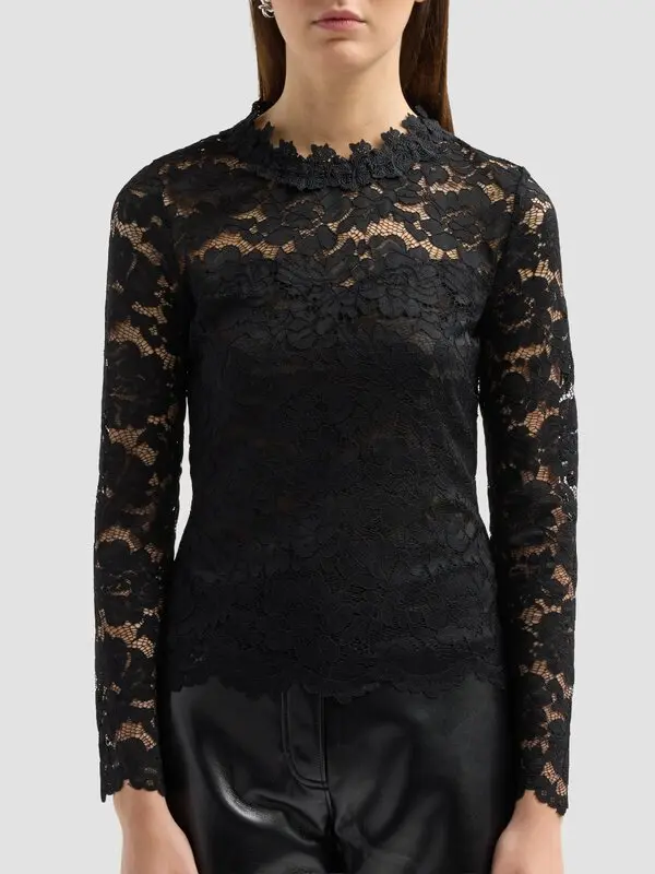 Generation Love Vix Lace Long-sleeve Top