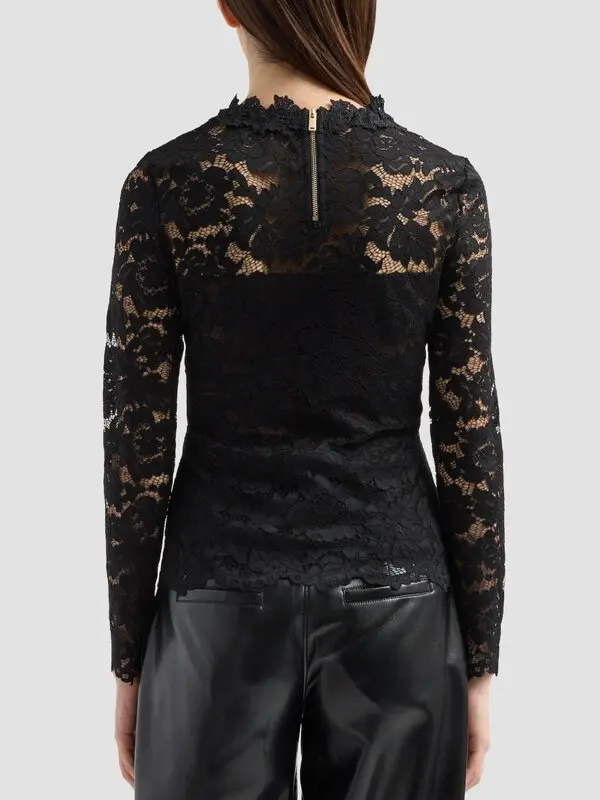 Generation Love Vix Lace Long-sleeve Top