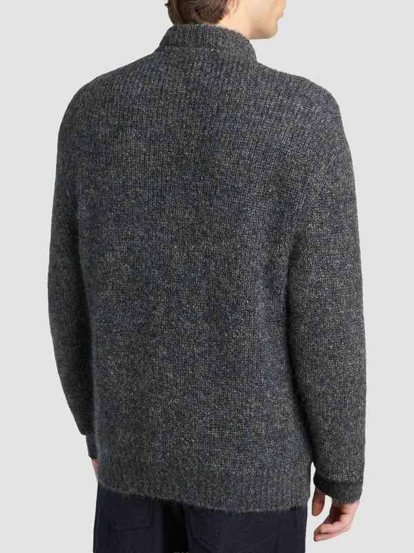 Giorgio Armani Mohair-blend Cardigan