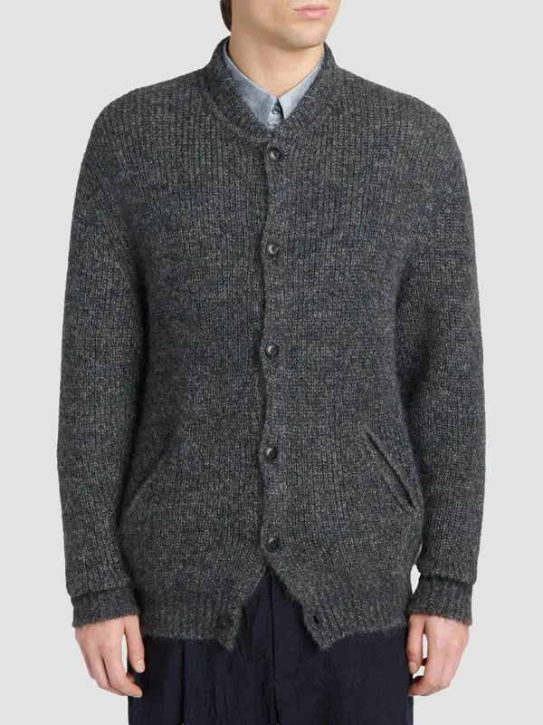 Giorgio Armani Mohair-blend Cardigan