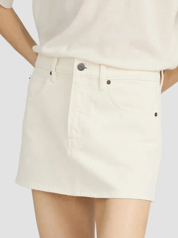 FRAME The Mini Skirt - Shell