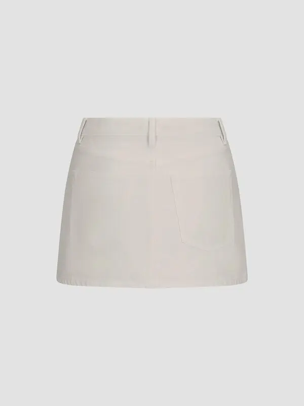 FRAME The Mini Skirt - Shell