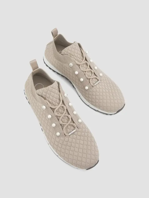 JIMMY CHOO Veles Knit Sneakers