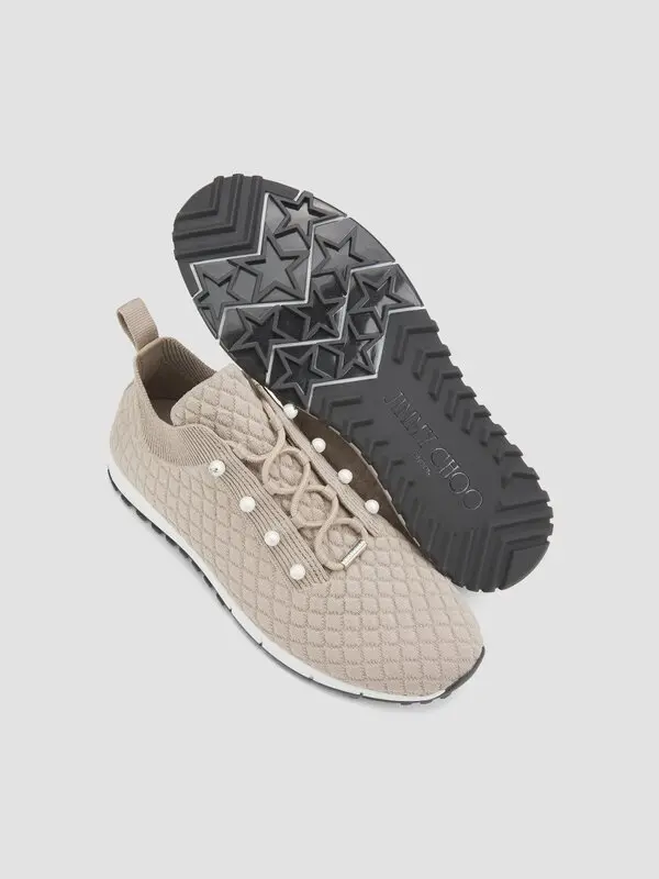 JIMMY CHOO Veles Knit Sneakers