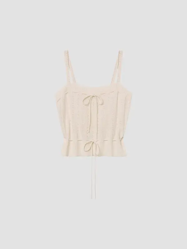 FRAME The Cashmere Charm Crop Tank