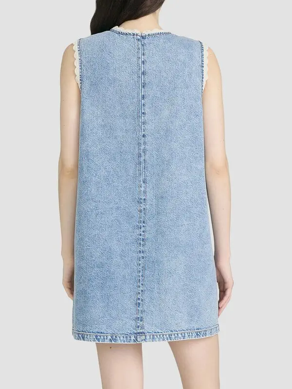 FRAME The Crochet Tide Minidress