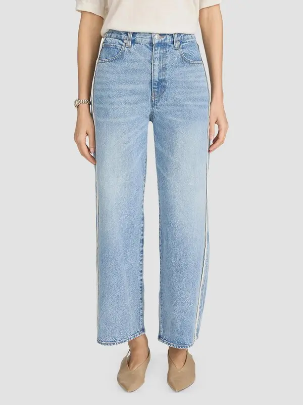 FRAME The Crochet Bow Crop Jeans