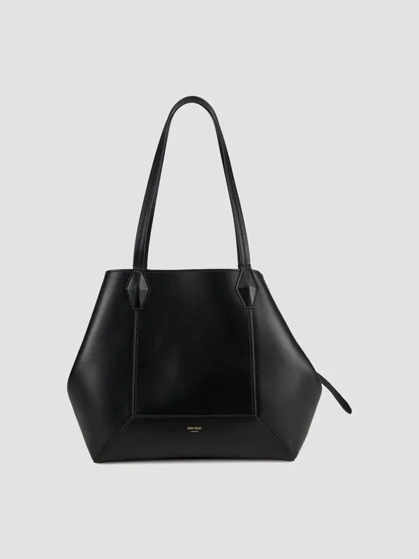 JIMMY CHOO Medium Diamond Leather Tote Bag