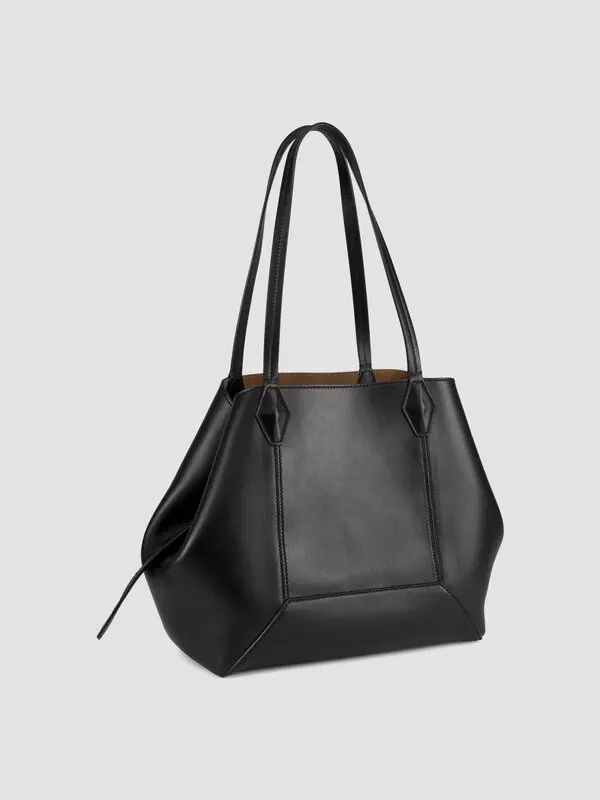 JIMMY CHOO Medium Diamond Leather Tote Bag
