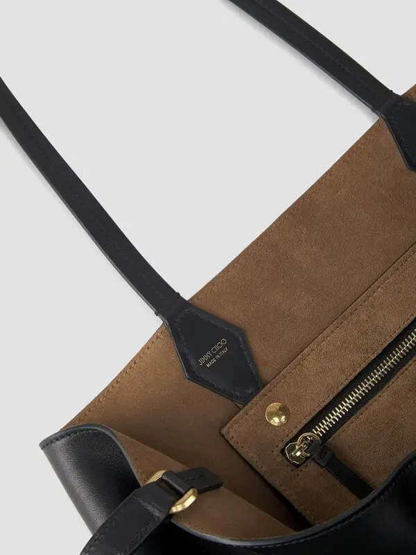 JIMMY CHOO Medium Diamond Leather Tote Bag