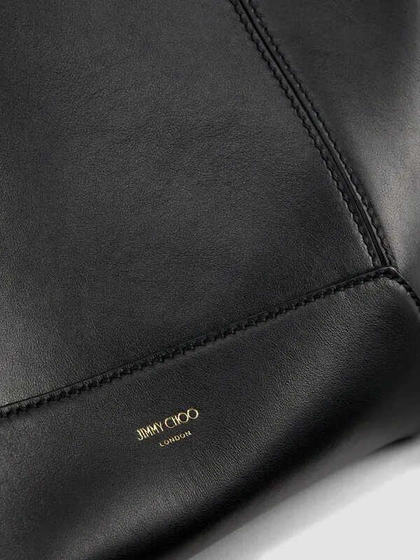 JIMMY CHOO Medium Diamond Leather Tote Bag