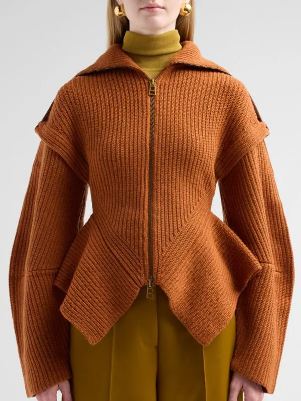 Zimmermann Valiant Utility Wool-blend Cardigan