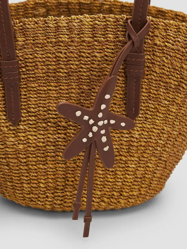 Poolside The East West Mini Straw Tote Bag