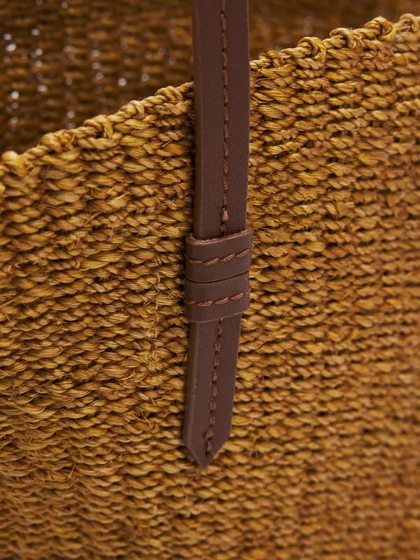 Poolside The East West Mini Straw Tote Bag