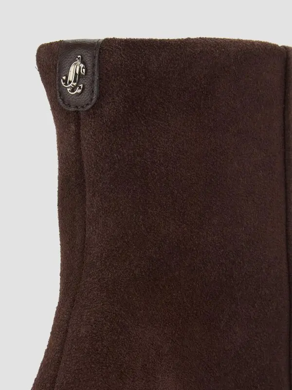 JIMMY CHOO Frankie 85mm Velvet Suede Booties