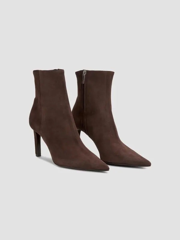 JIMMY CHOO Frankie 85mm Velvet Suede Booties