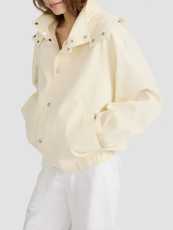 FRAME The Seersucker Track Jacket
